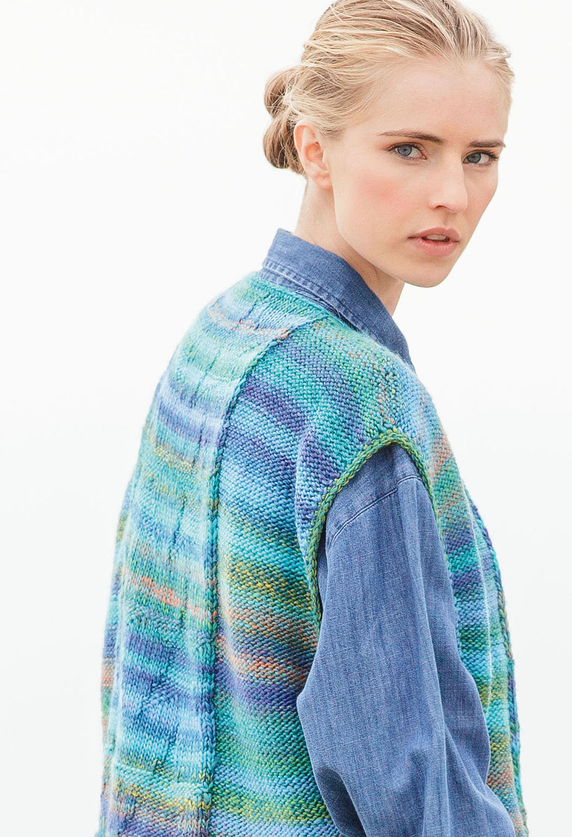 VEST Gomitolo Merino from Lana Grossa | GOMITOLO No. 1 - English Edition - Design 15